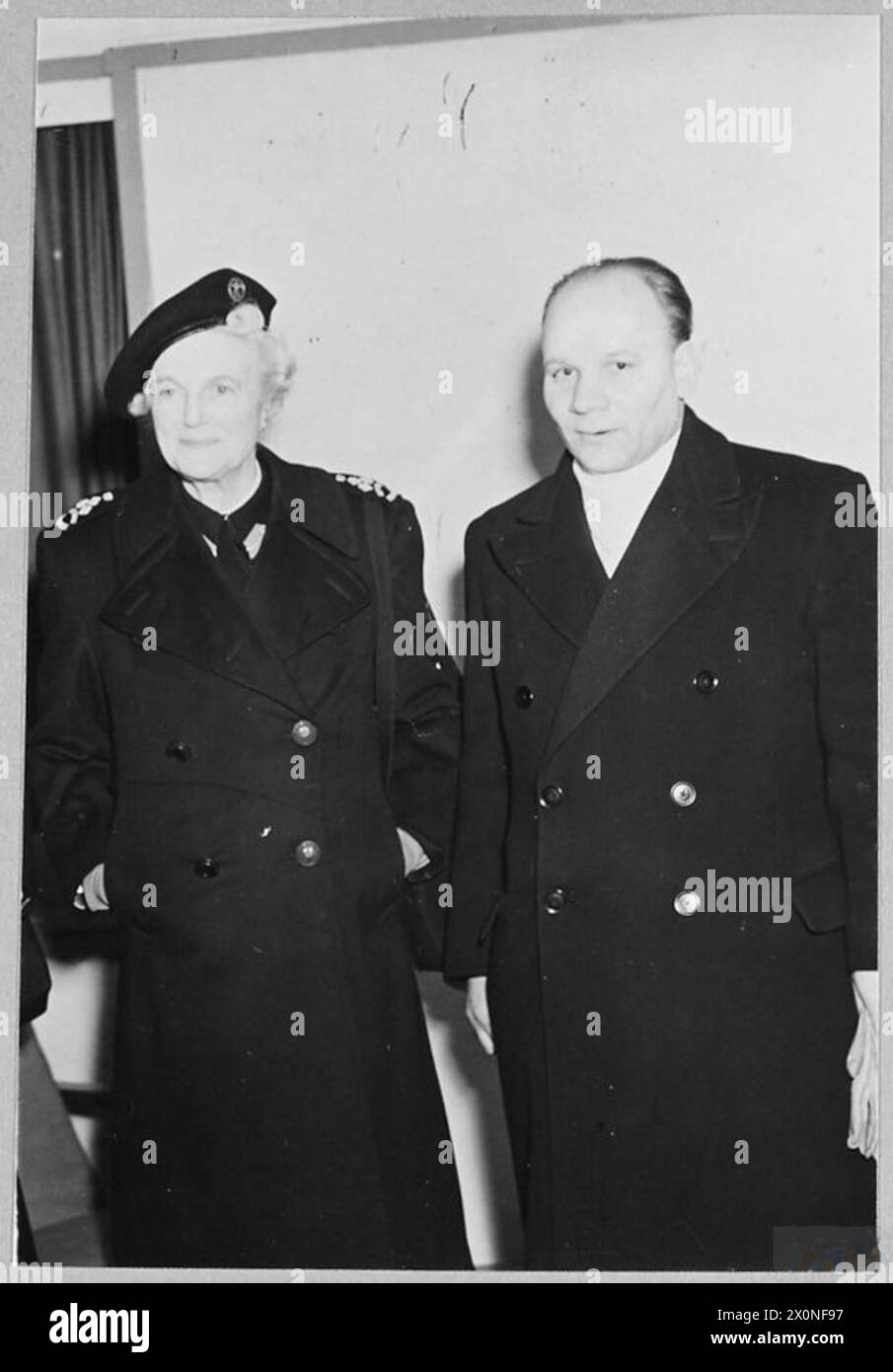Mrs. Winston Churchill departs the United Kingdom by air for Moscow on ...