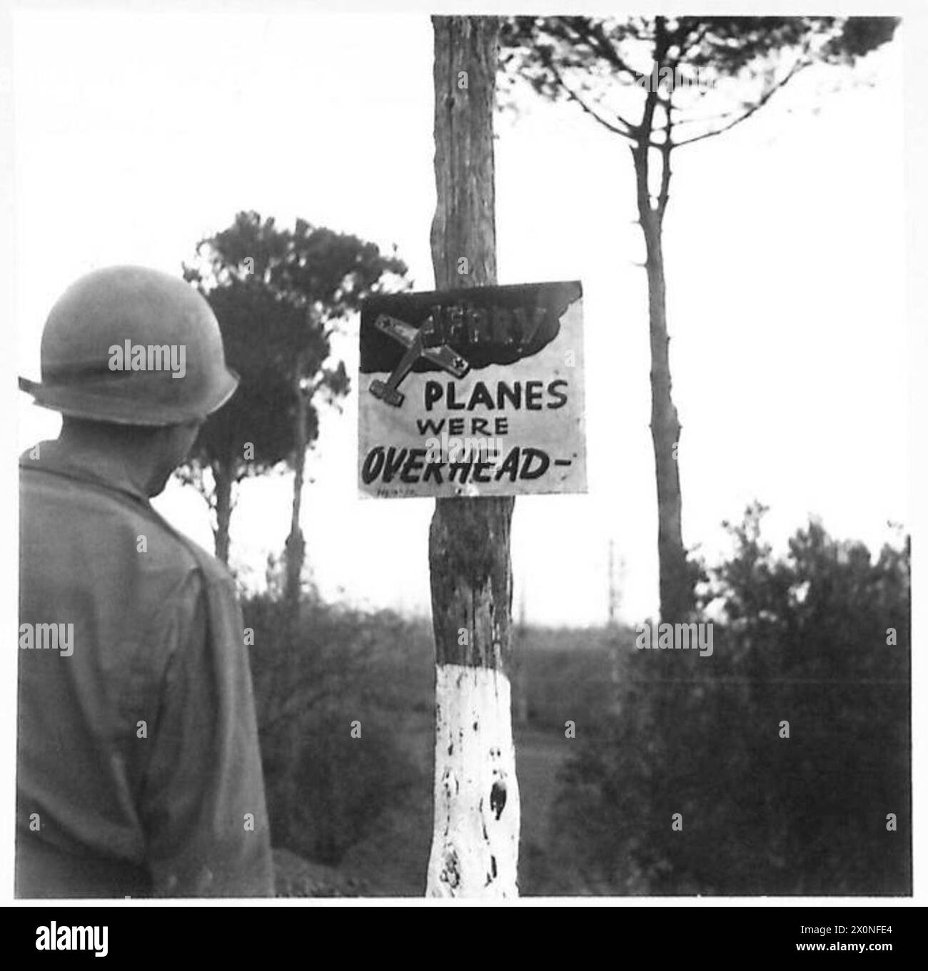 American soldier observed on the Venafro front during Fifth Army ...