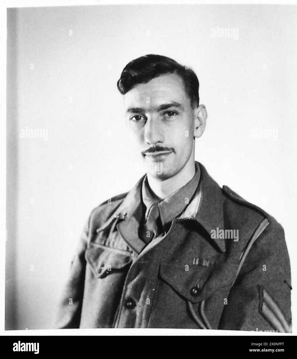 Bombadier Frank Edwards, aged 30, trained as a radio announcer for 8 ...