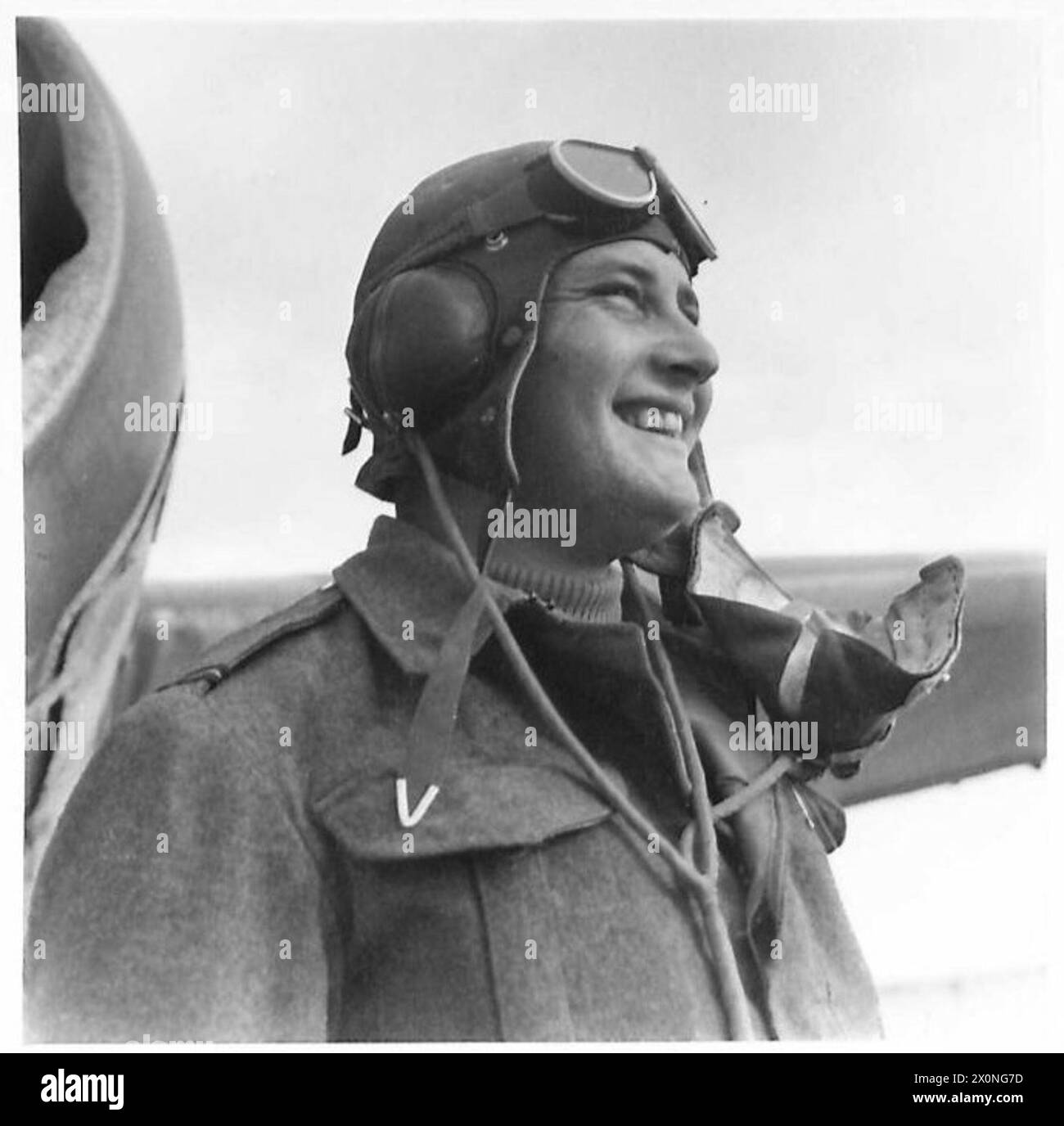 Flight Officer F.Alder, pilot of Lieutenant General Ritchie's Blenheim ...