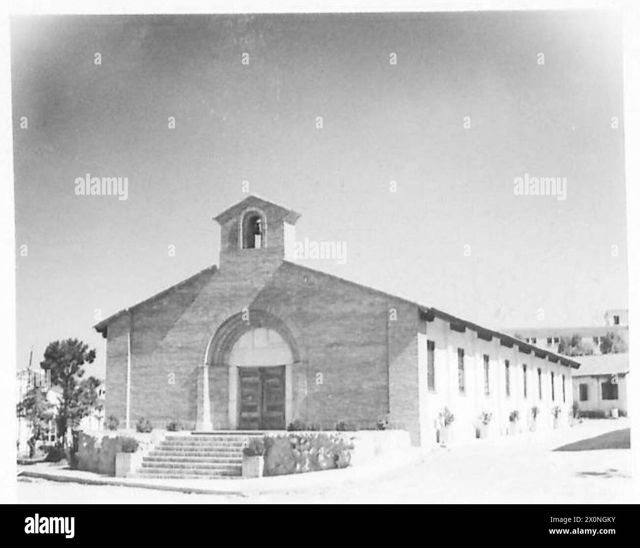 Exterior view church Cut Out Stock Images & Pictures - Alamy