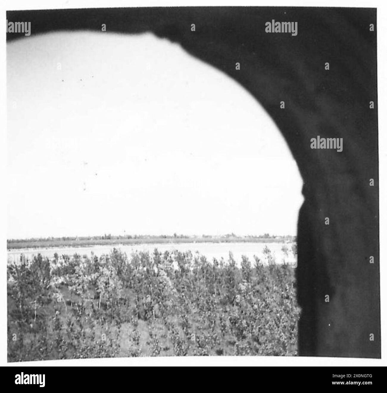 View from north window Black and White Stock Photos & Images - Alamy