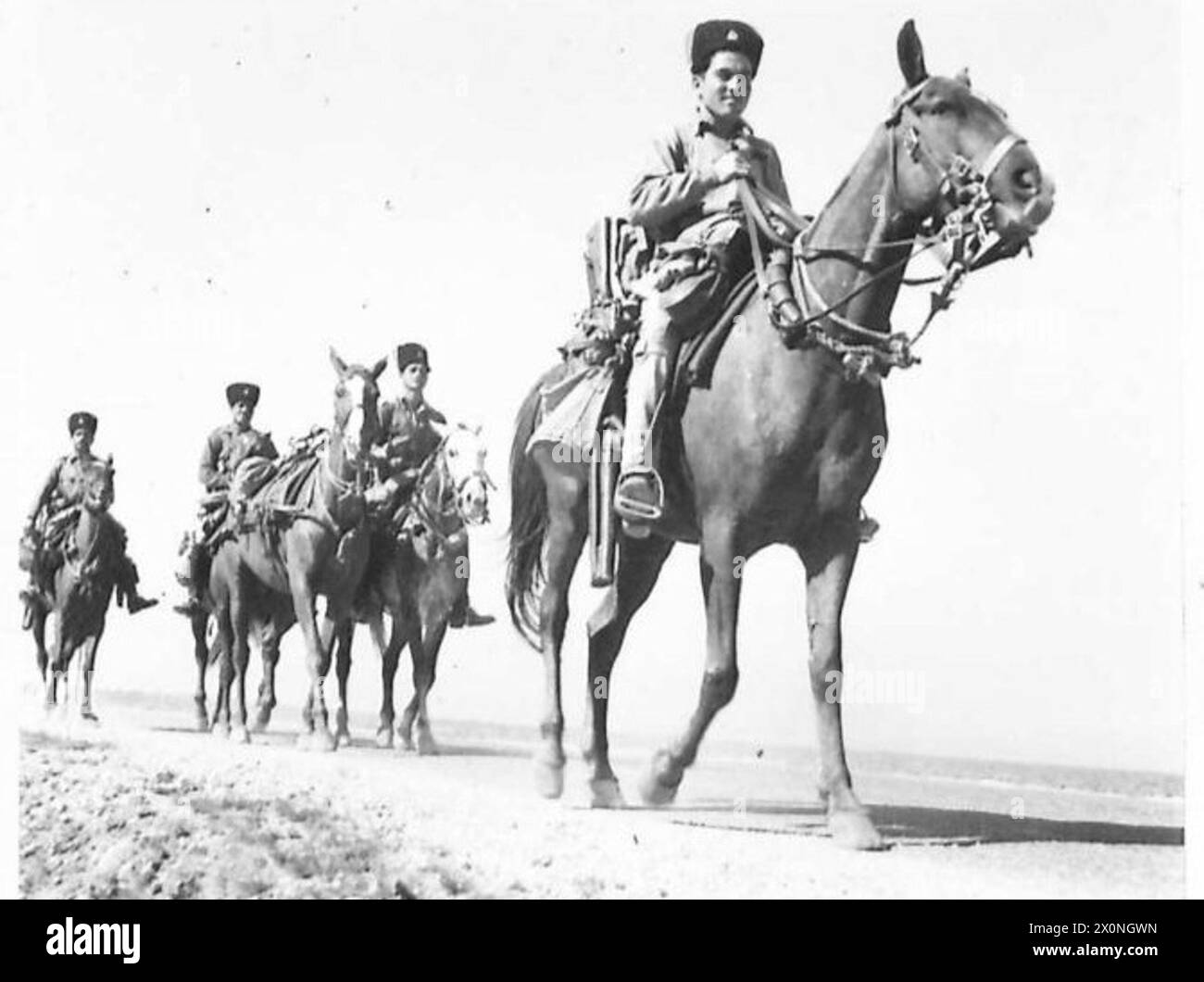 Soldiers seen marching during Cut Out Stock Images & Pictures - Alamy