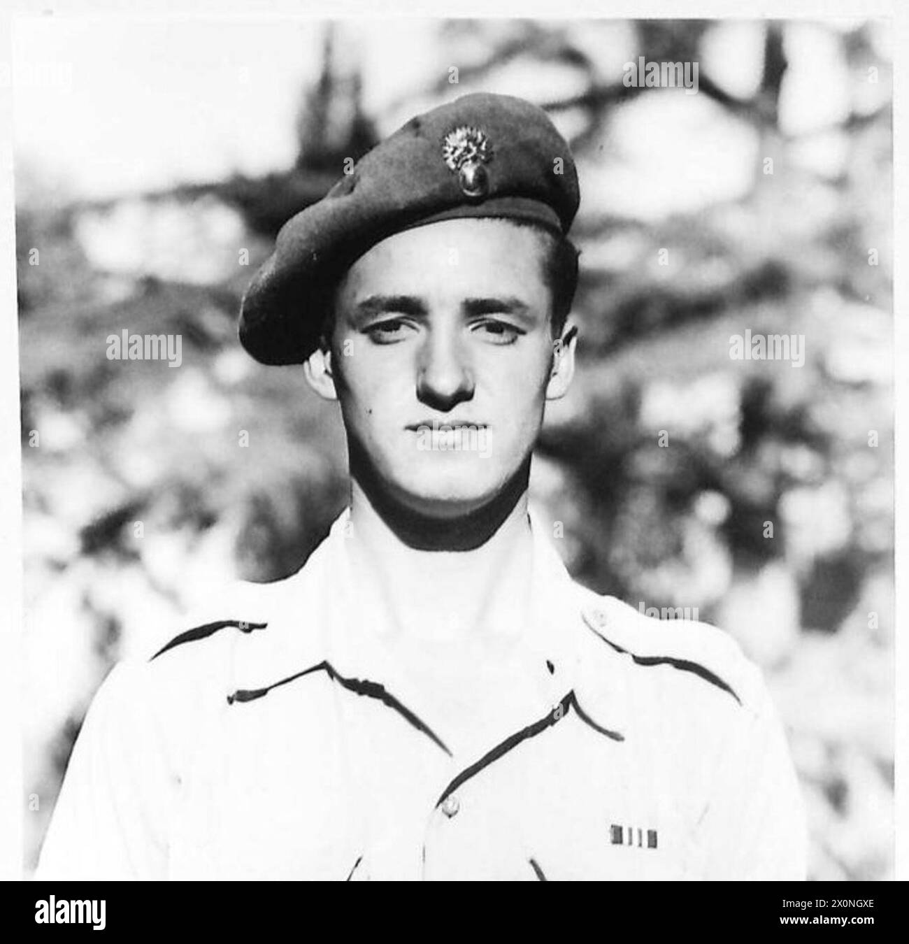Cpl. C.A. Wellings of Holme Farm, West Byfleet, Surrey, is shown ...