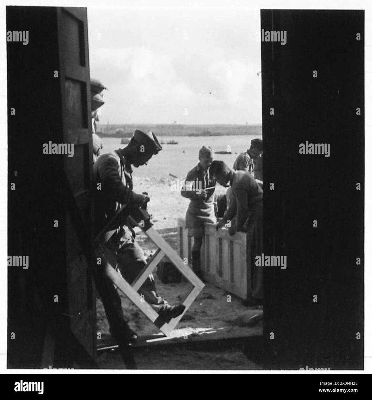 Station building work Cut Out Stock Images & Pictures - Alamy