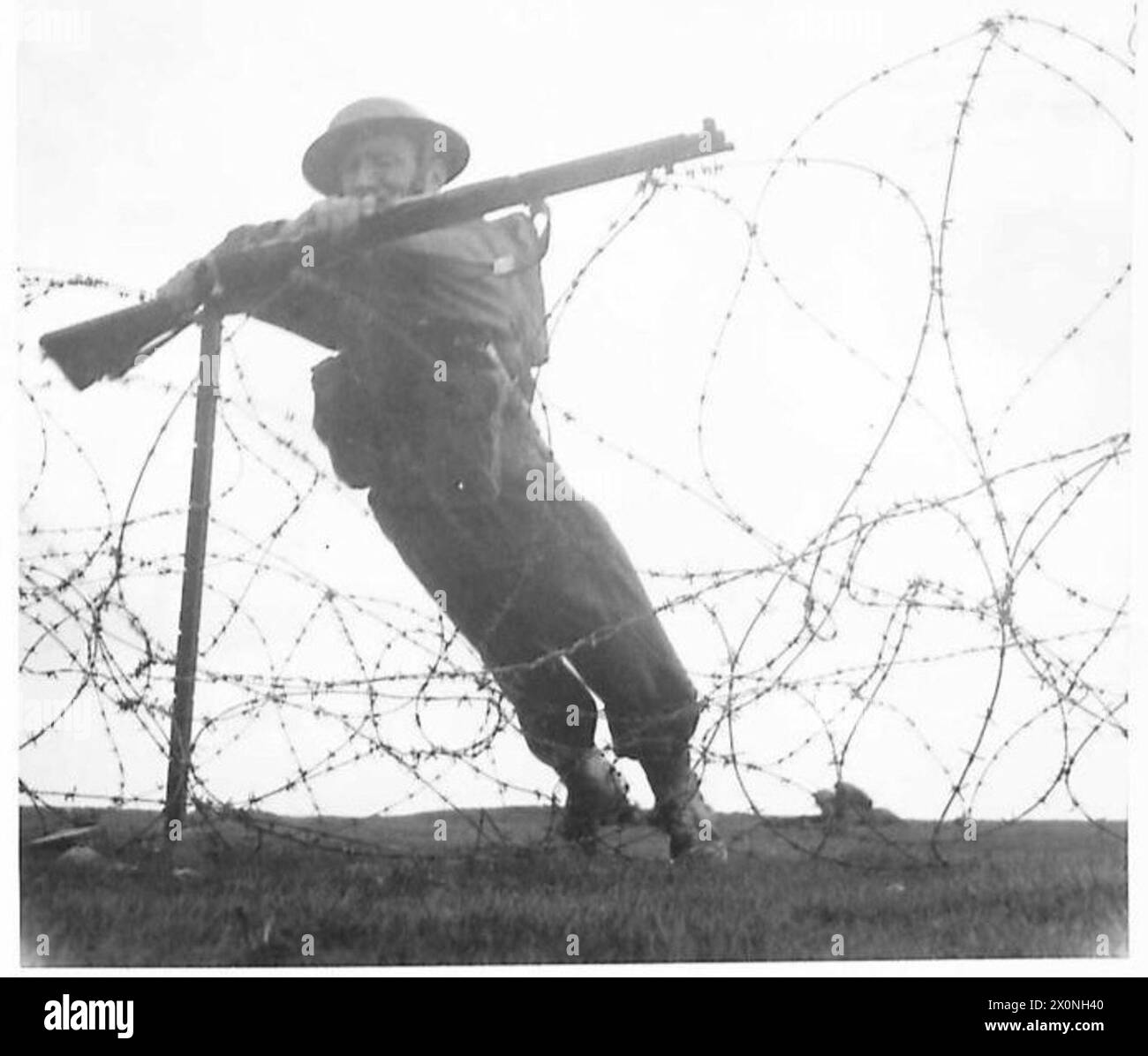 British Army personnel train on the Carder Course to overcome dannet ...