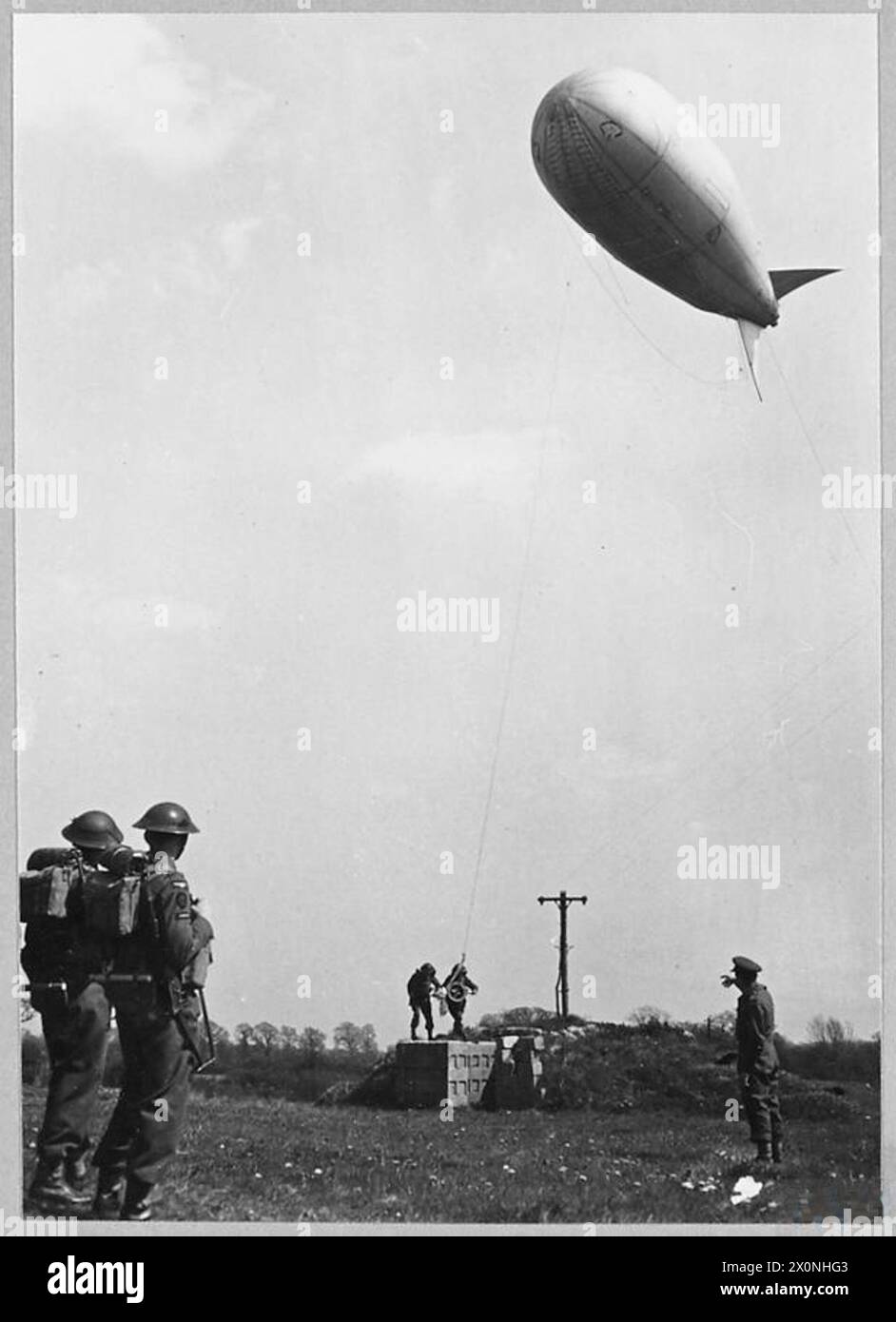 INVASION BALLOON EXERCISES. - For story see CH.13208. Picture (issued ...