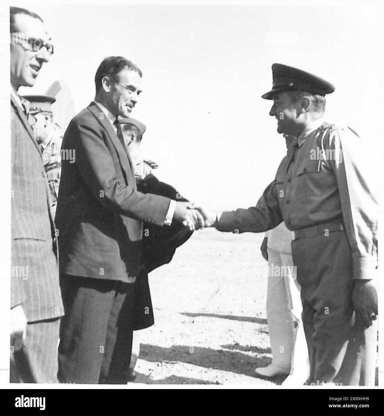 NEW MINISTER OF STATE ARRIVES IN MIDDLE EAST - General Maxwell greets ...
