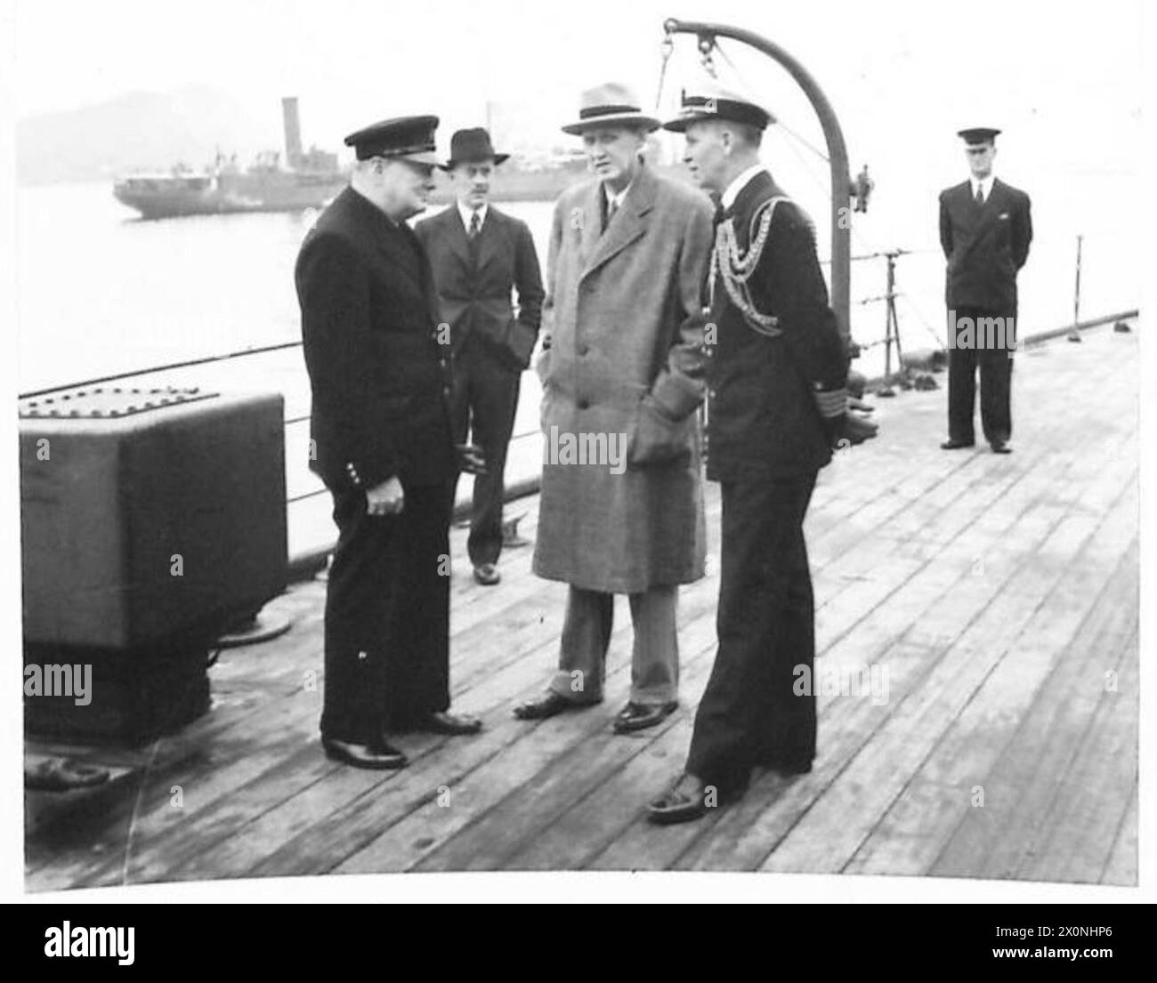 PRESIDENT MEETS PRIME MINISTER - The Prime Minister, Mr. Harry Hopkins ...