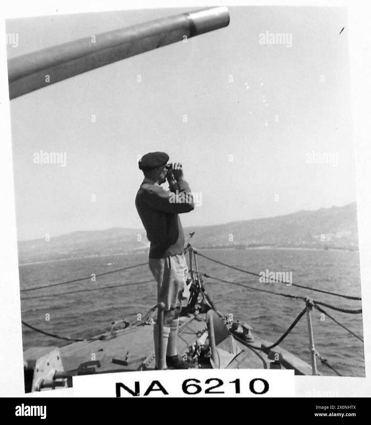 General Montgomery is shown en route to the Italian mainland in a Motor ...