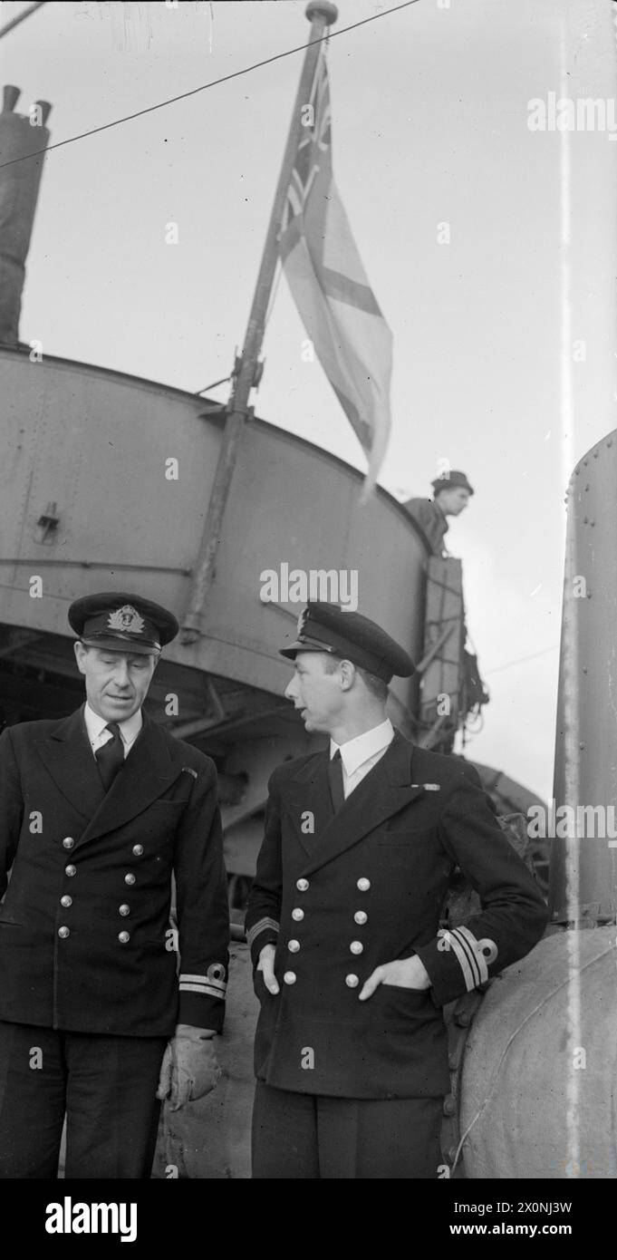 HMS SAUMAREZ BACK AFTER HELPING TO SINK THE SCHARNHORST. 10 JANUARY ...