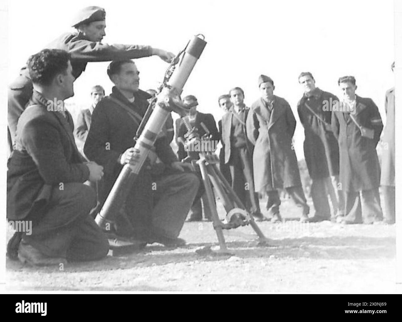 GREECE : TRAINING THE GREEK NATIONAL GUARD - Instruction with 3-inch ...
