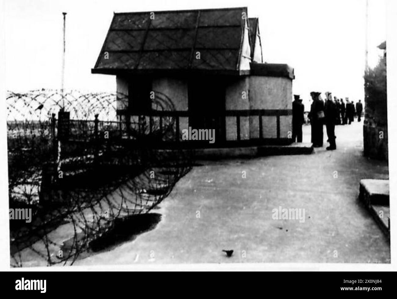 Point of barbed wire Black and White Stock Photos & Images - Alamy
