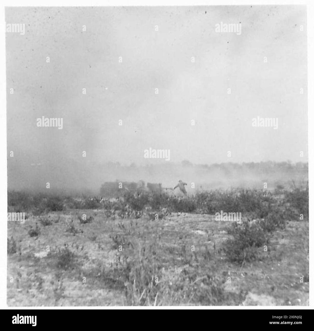 FIFTH ARMY : ACTION ON THE BRIDGEHEAD - A carrier towing a 6-pounder ...