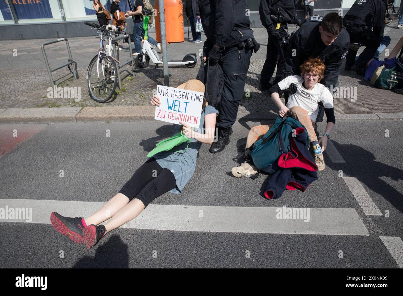 Continuing their efforts to draw attention to urgent climate issues ...