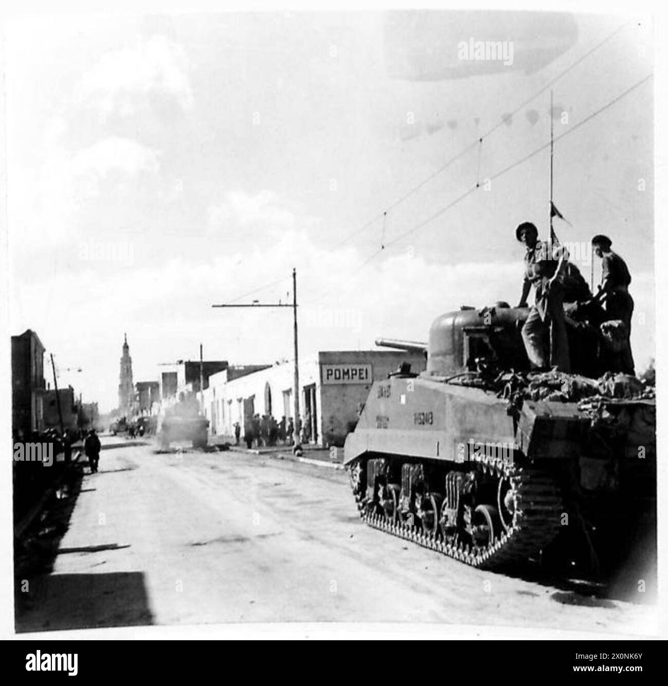 Ruins, war, world war ii, italy Black and White Stock Photos & Images ...