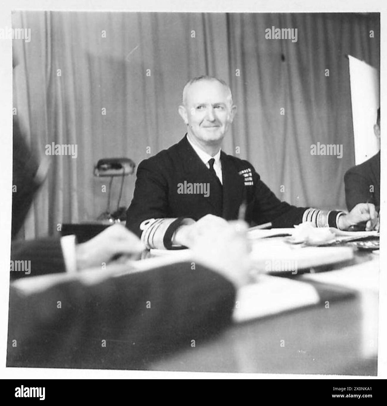 Service chiefs Black and White Stock Photos & Images - Alamy