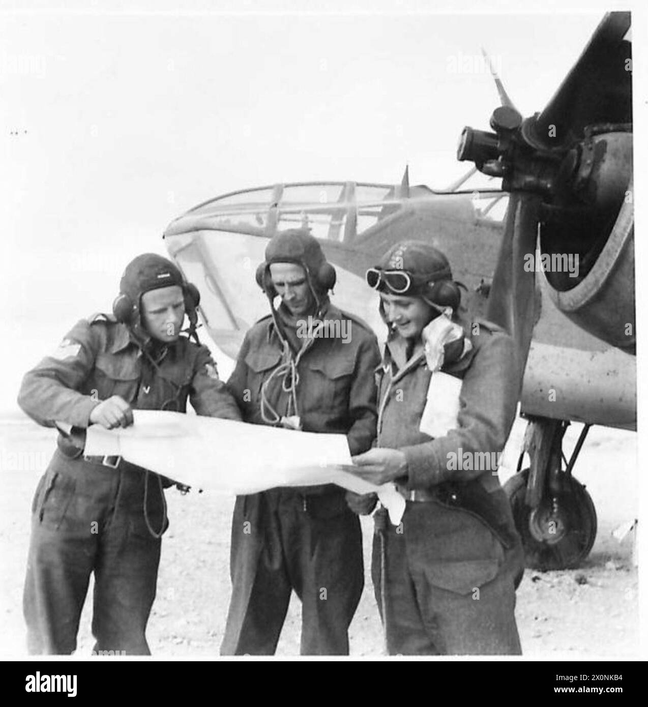 Pilot and observer Cut Out Stock Images & Pictures - Alamy