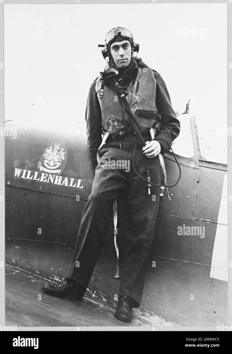 NAMED AIRCRAFT WITH R.A.F. FIGHTER COMMAND - Fighter aircraft bearing ...