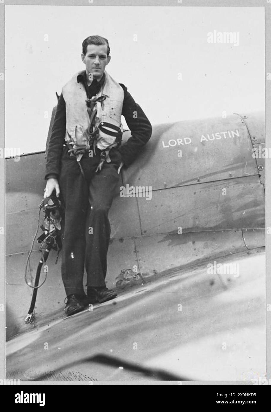 Pilot Officer W.L. Thompson of Chislehurst with named aircraft 'Lord ...