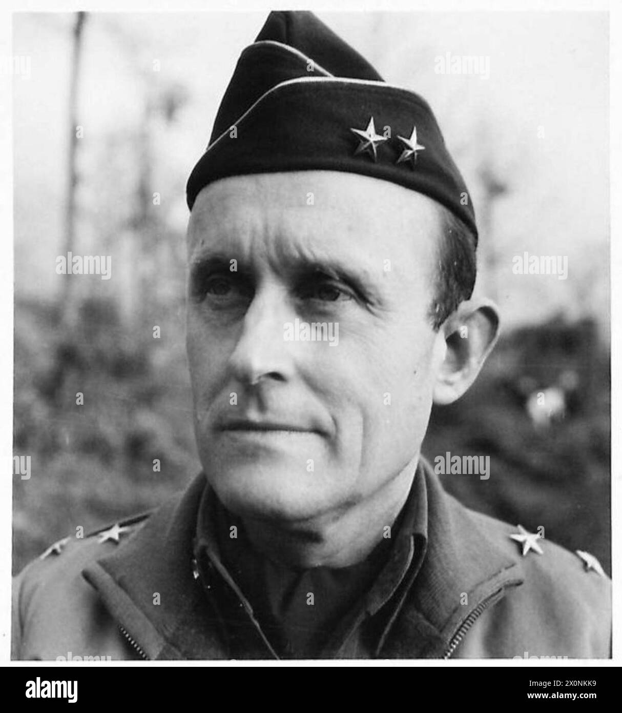 Photograph shows Major General Alfred M. Gruenther, Chief of Staff of ...