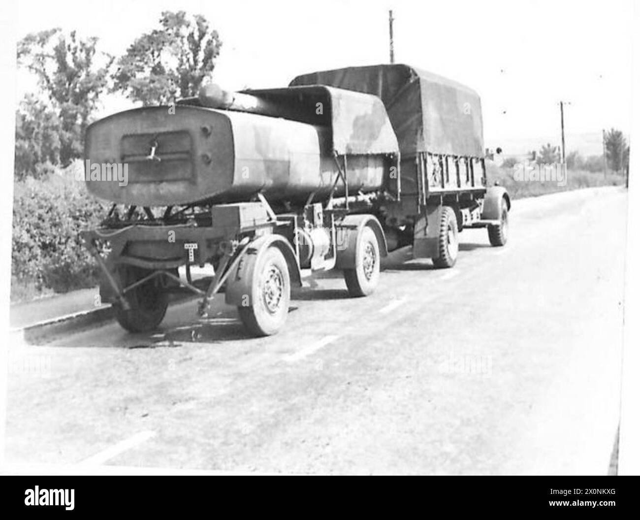 37TH FIELD MOBILE BAKERY MOVING (TIDWORTH) - One of the ovens on the ...