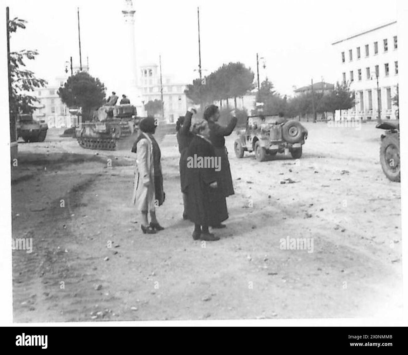 Italian army troop in Cut Out Stock Images & Pictures - Alamy