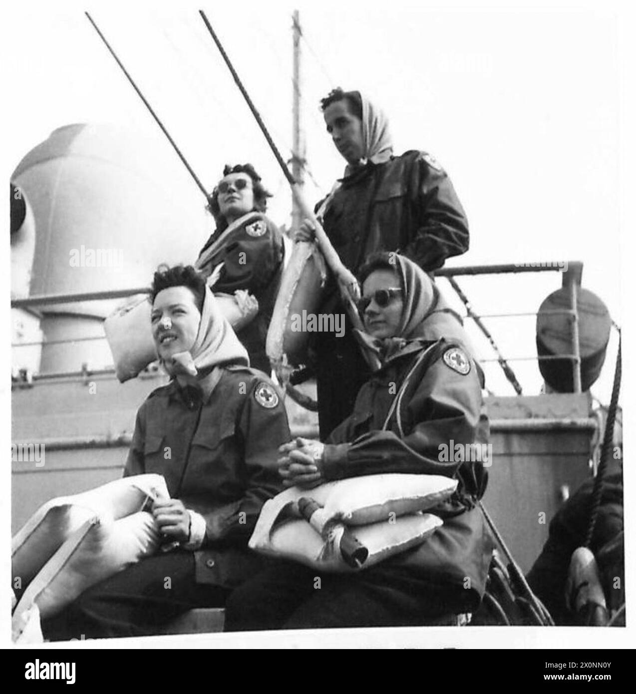 Queen elizabeth ii group photo Black and White Stock Photos & Images ...