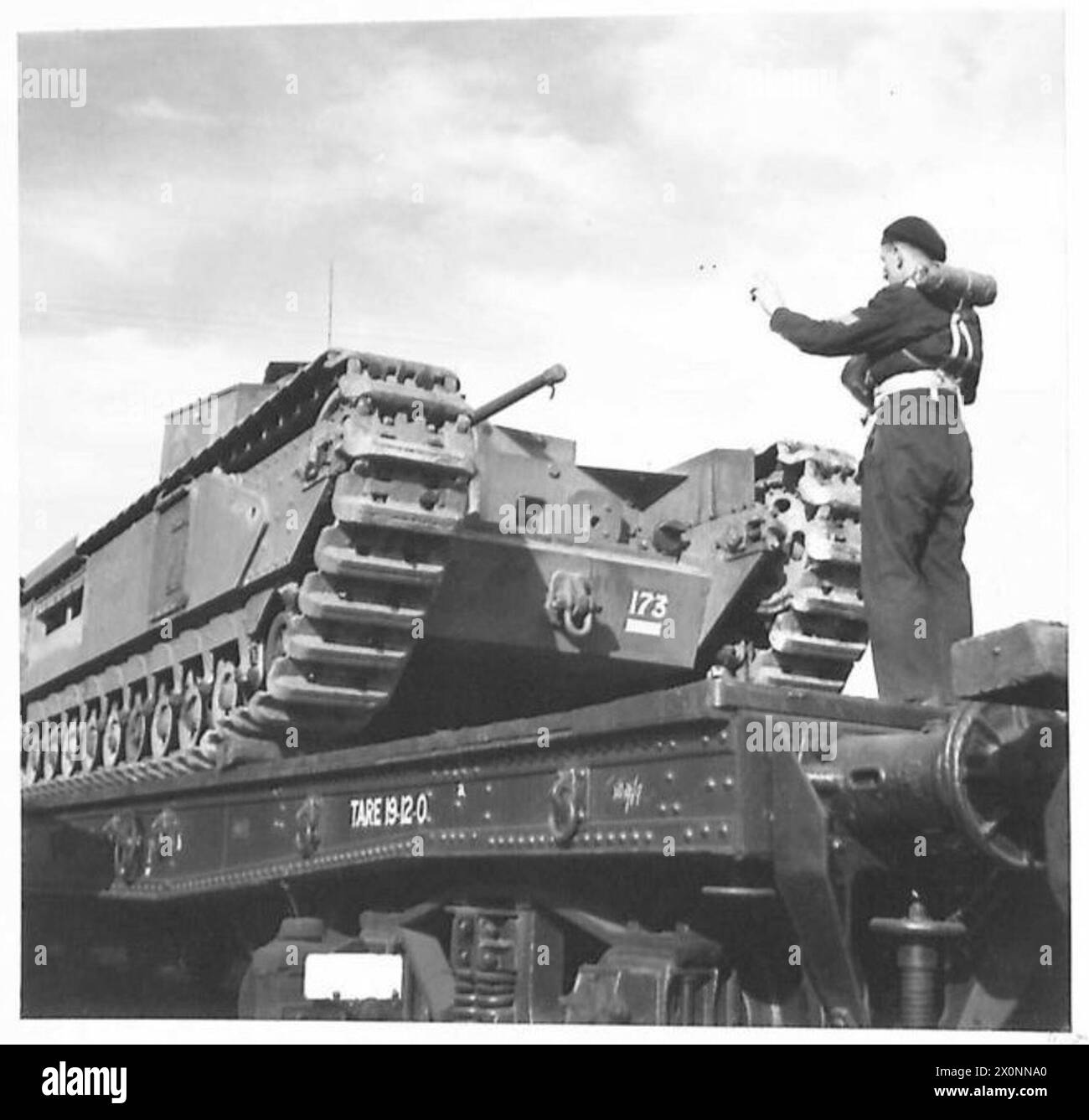 Valentine tank Black and White Stock Photos & Images - Alamy