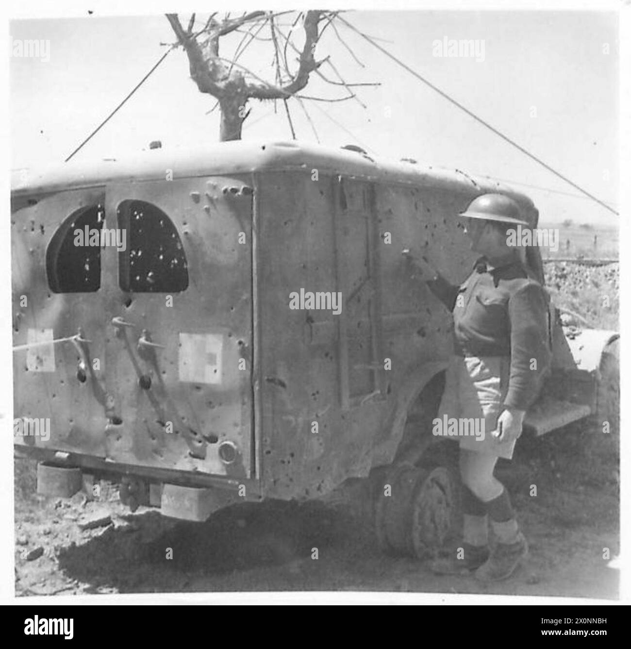 Riddled with bullet holes Black and White Stock Photos & Images - Alamy