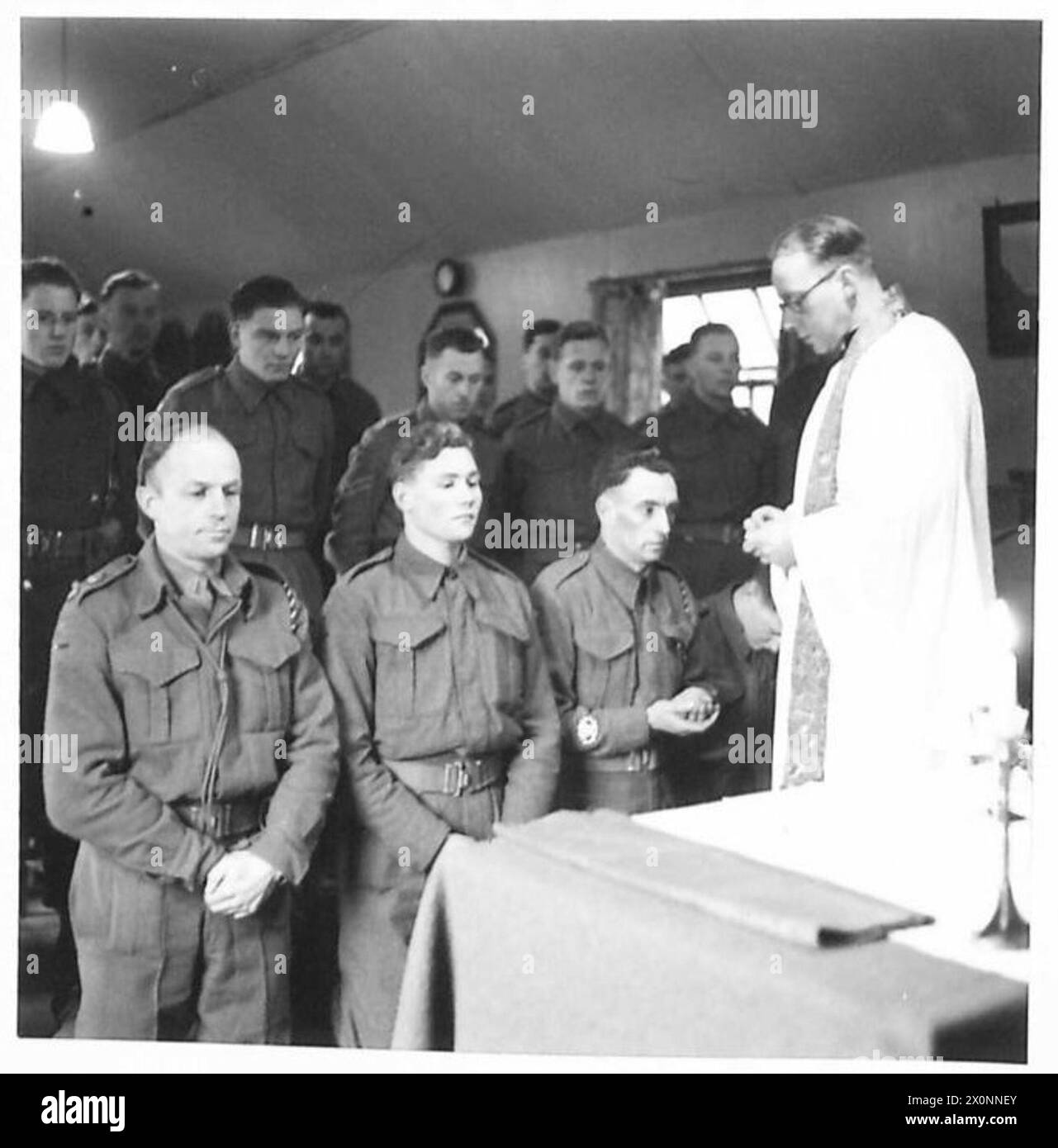 A DAY IN THE LIFE OF AN ARMY PADRE - Offices and O.Rs receiving the ...