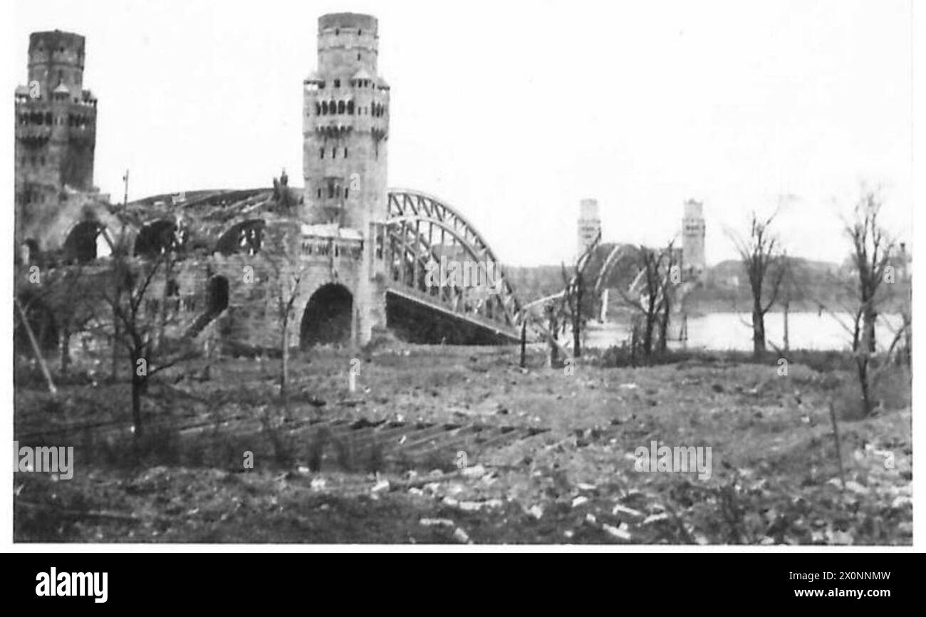 Bridge rhine 1945 Cut Out Stock Images & Pictures - Alamy