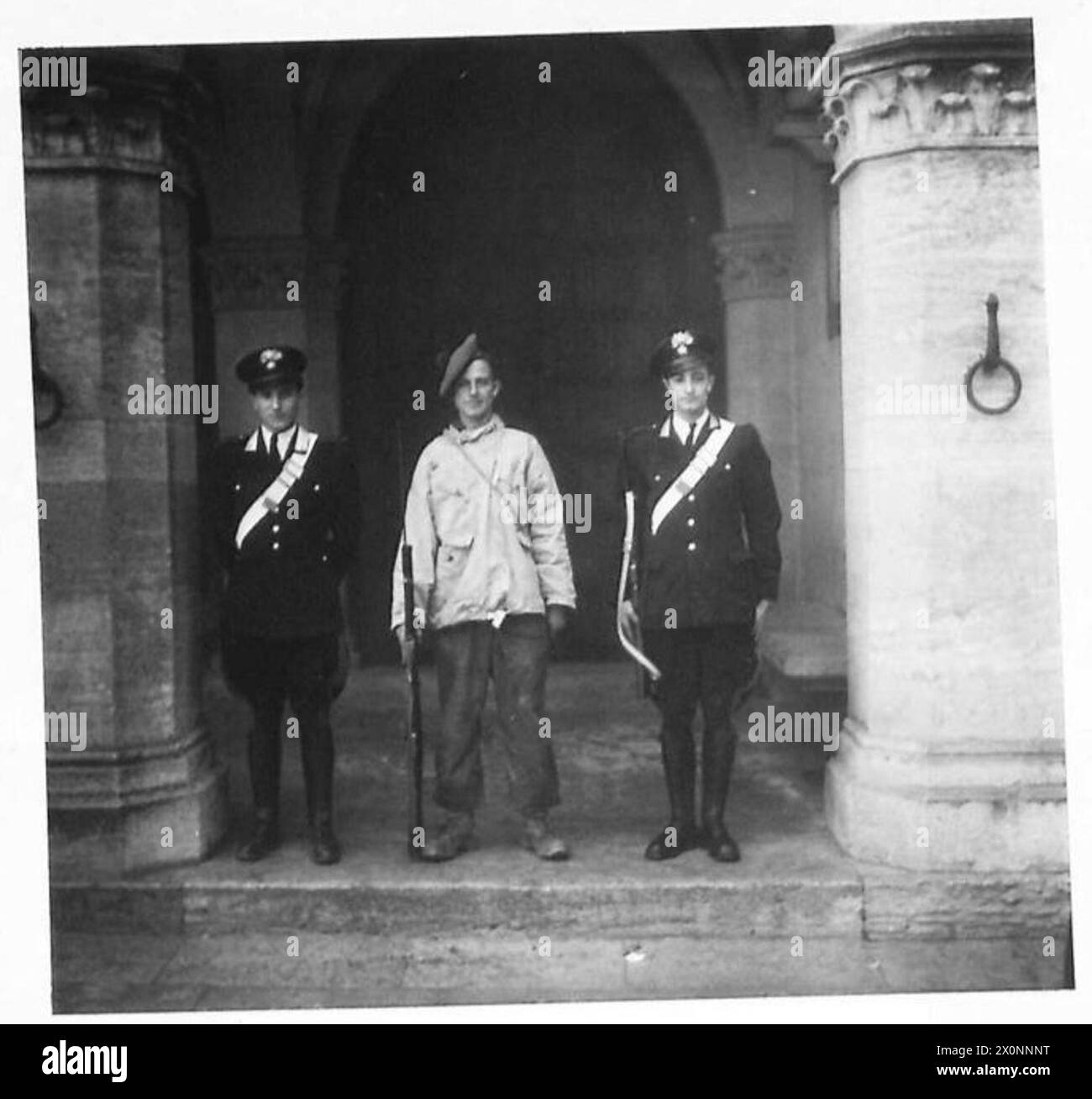 Corporal Macintosh of the 2nd Battalion Cameron Highlanders stands ...