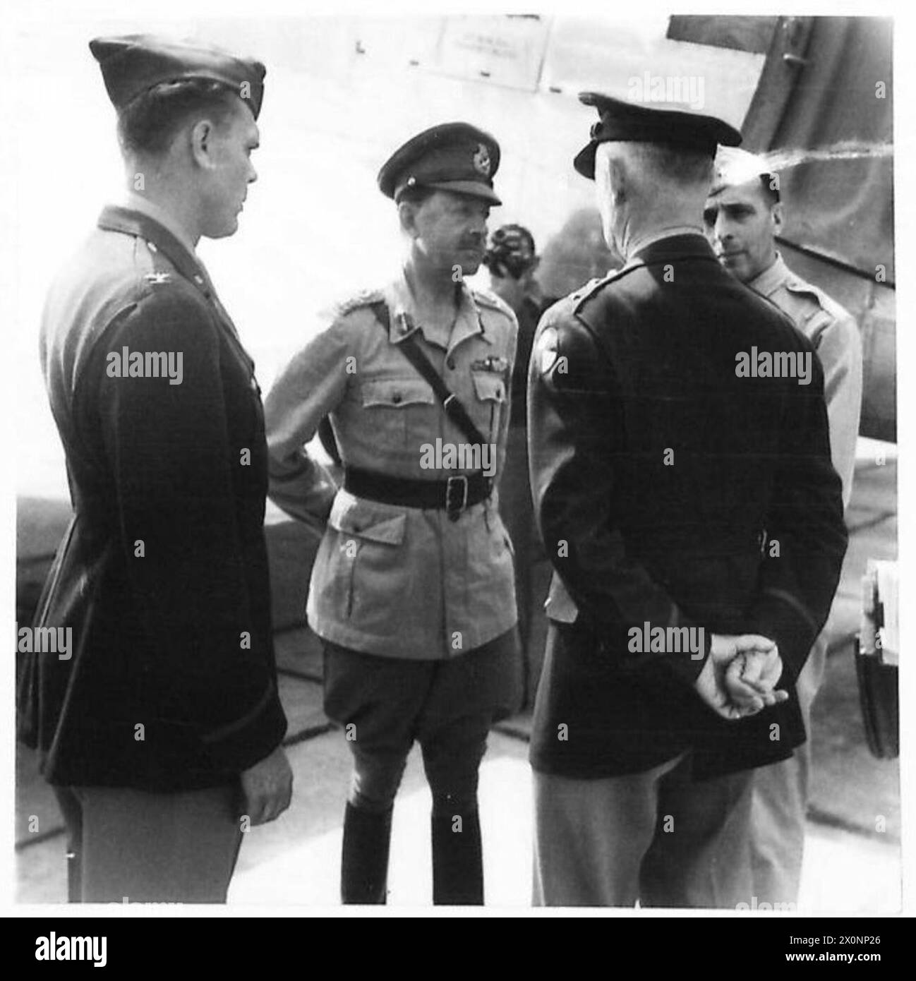Field Marshal Alexander, General Lemnitzer, and General Crittenberger ...