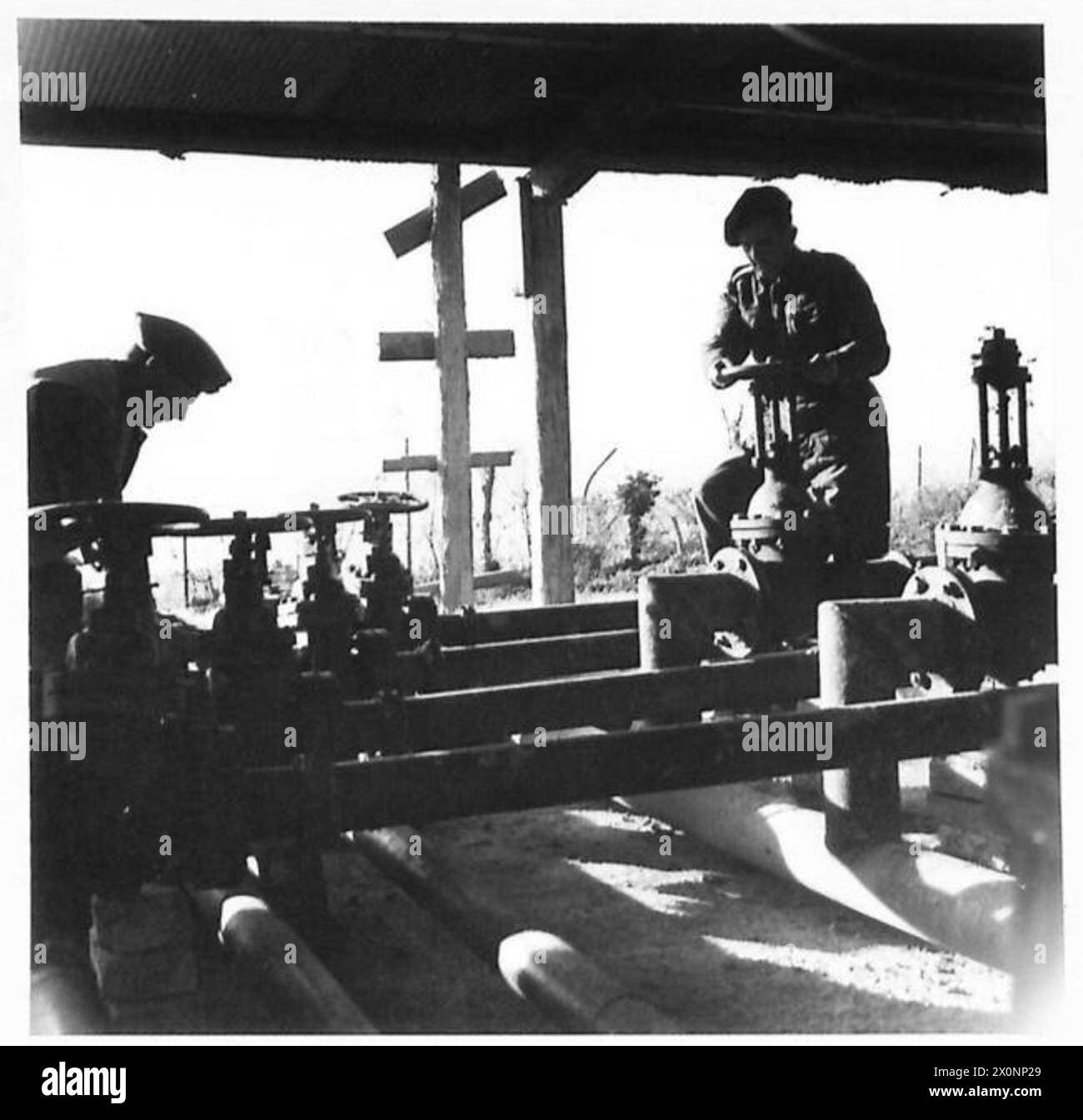 EIGHTH ARMY : LIFE BLOOD OF AN ARMY - The "header and minifold" pit ...