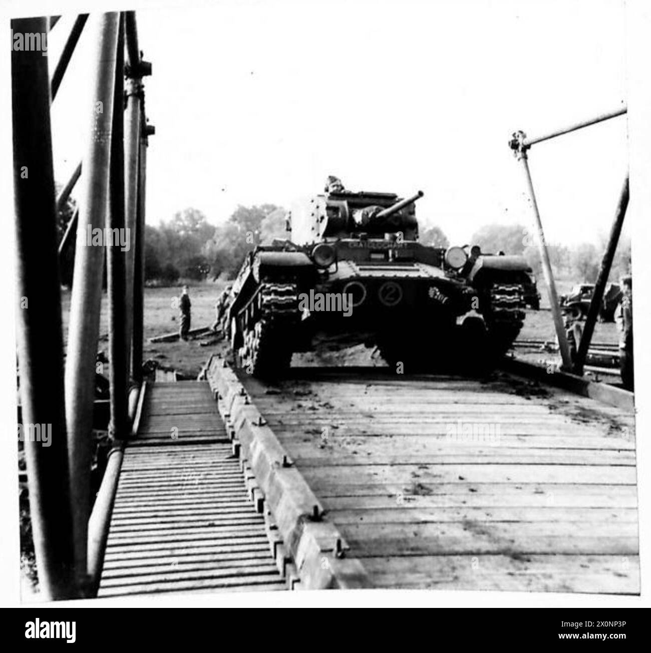 British valentine tank Black and White Stock Photos & Images - Alamy