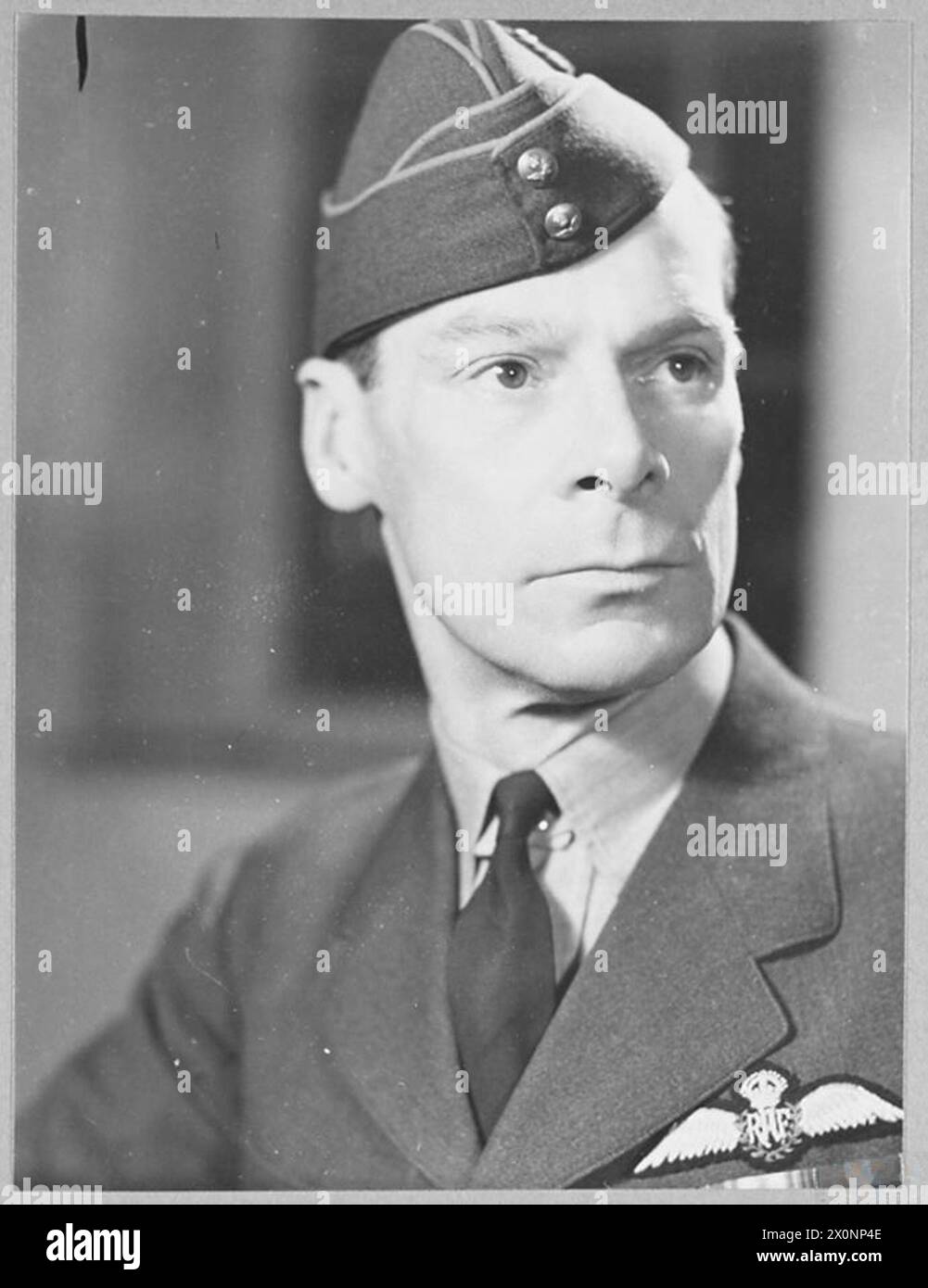 Photograph portrait of Air Commodore A.P. Ledger, MBE, taken in 1943 ...