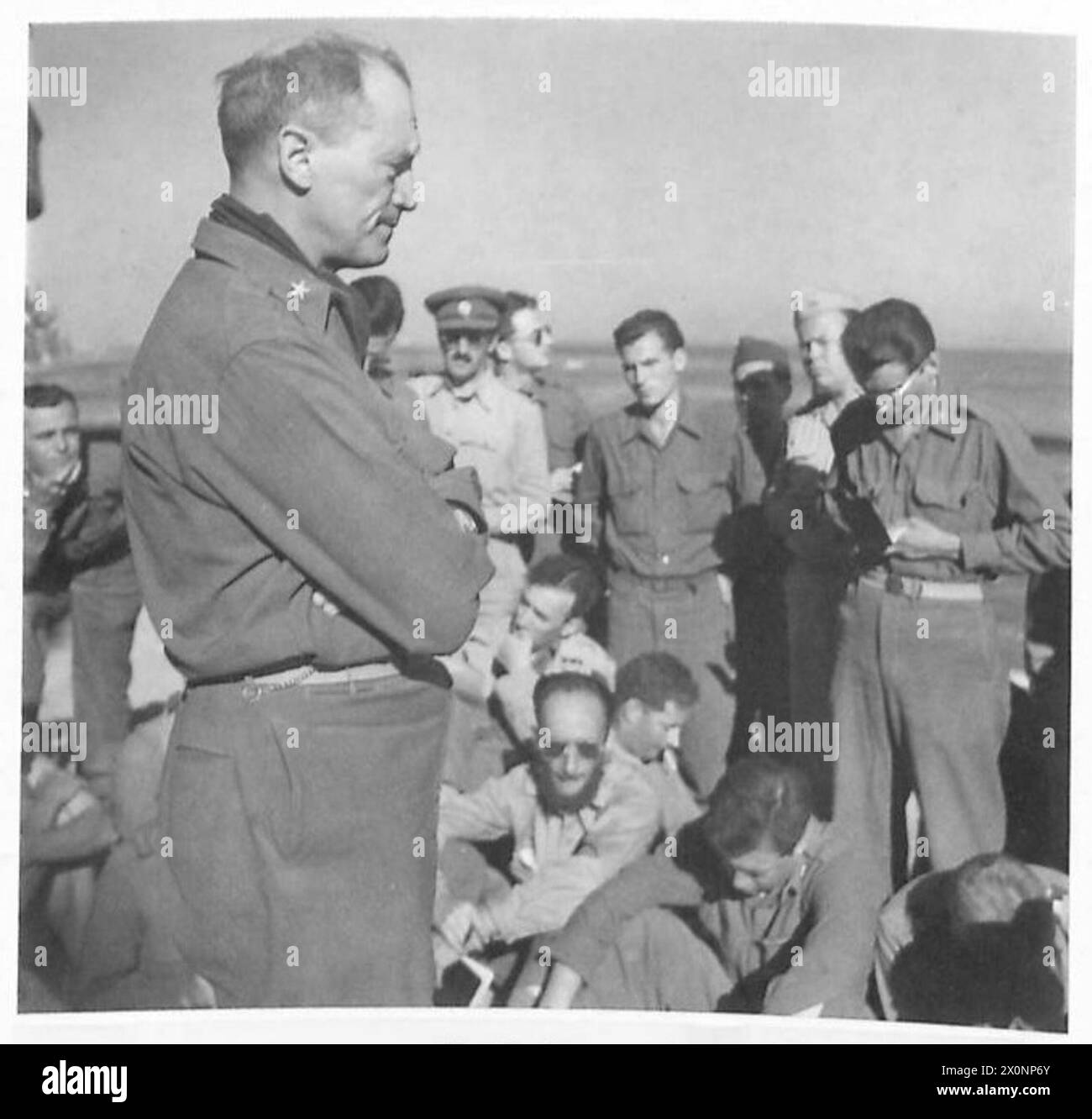 Brigadier General Edgar Erskine Hume, Senior Civil Affairs Officer for ...