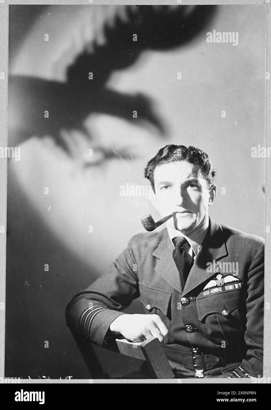 Wing Commander W.V. Crawford-Compton, DSO, DFC, is featured as an RAF ...