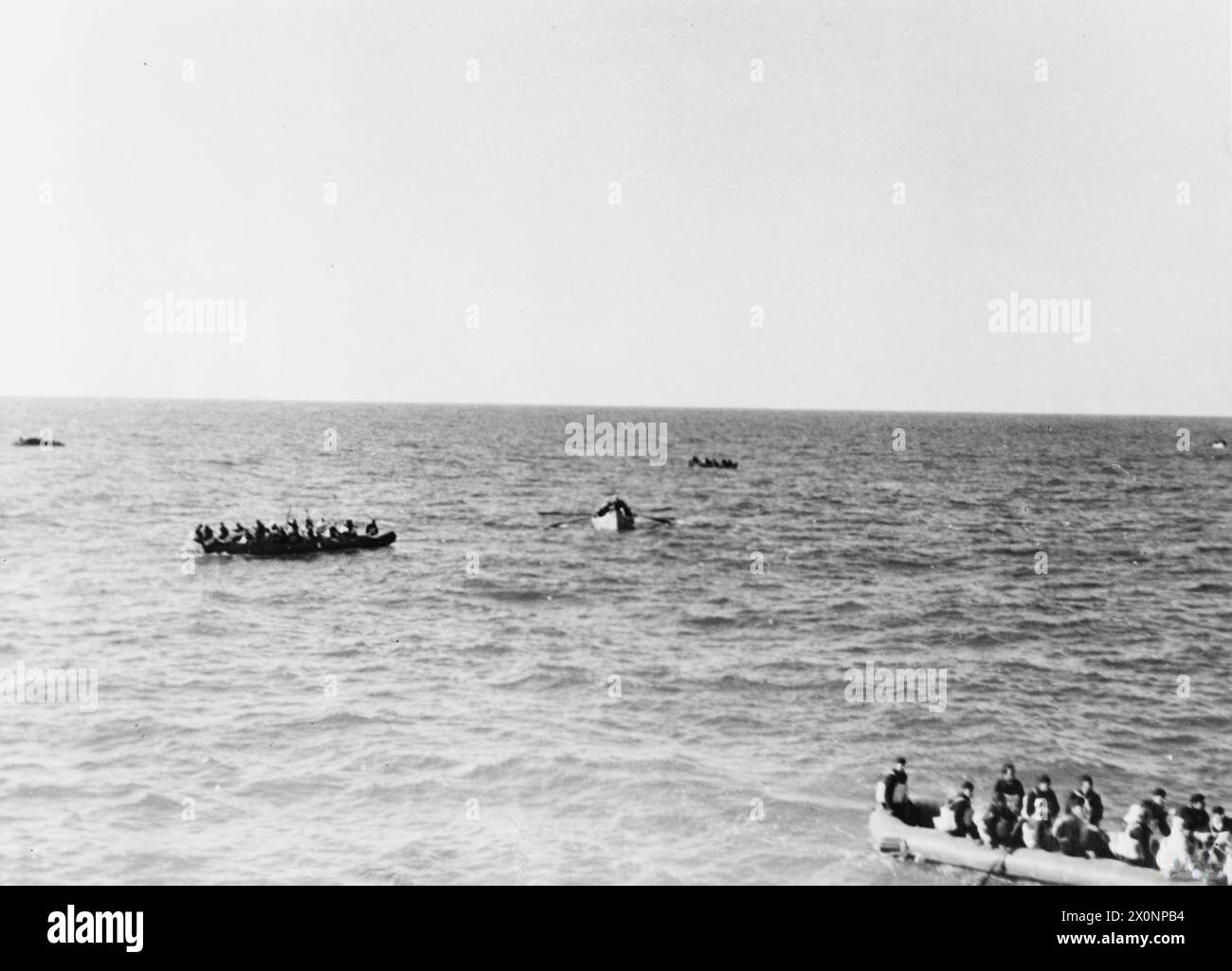 BLOCKADE RUNNER'S END. 10 APRIL 1943, ON BOARD HMS ADVENTURE, IN THE ...