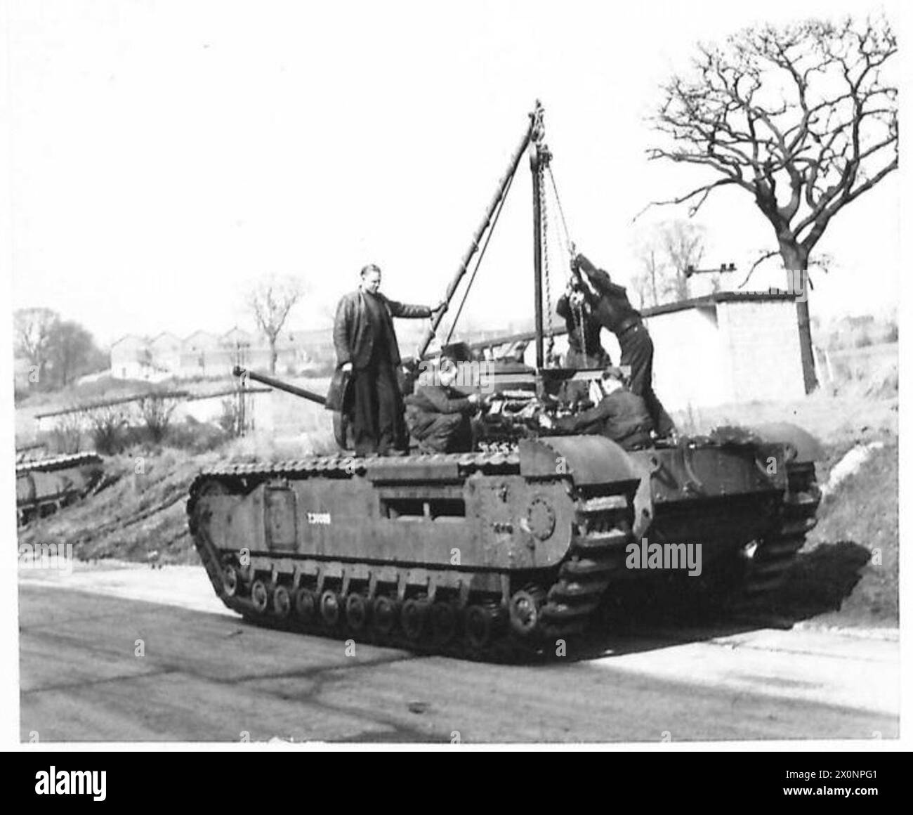 Photographs depict the Atherton Jack at Mill Hill RAOC Workshops ...