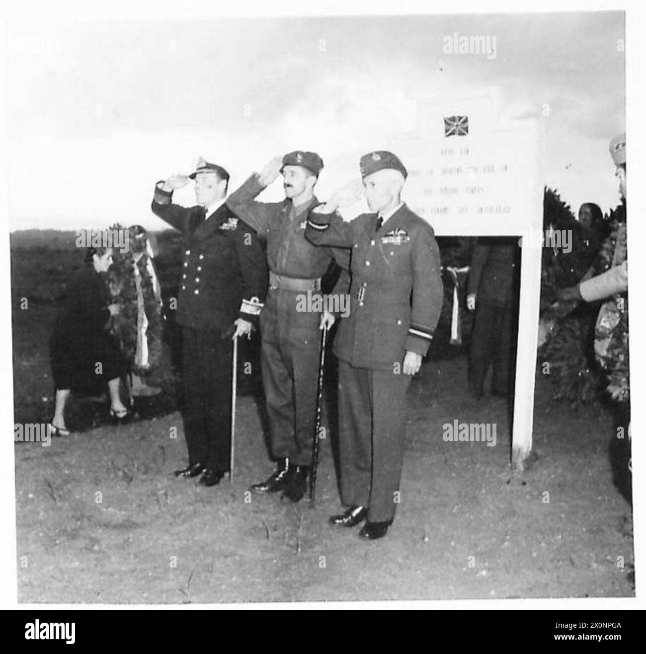 At the British cemetery in Anzio, Italian women place wreaths as Air ...
