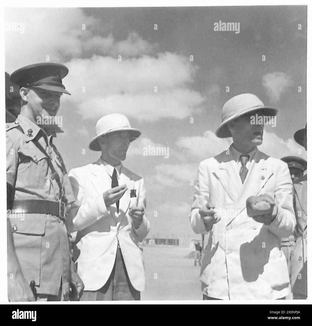 Colonel Venables, Mr. J. Duchosal, and Mr. de Haller of the ...