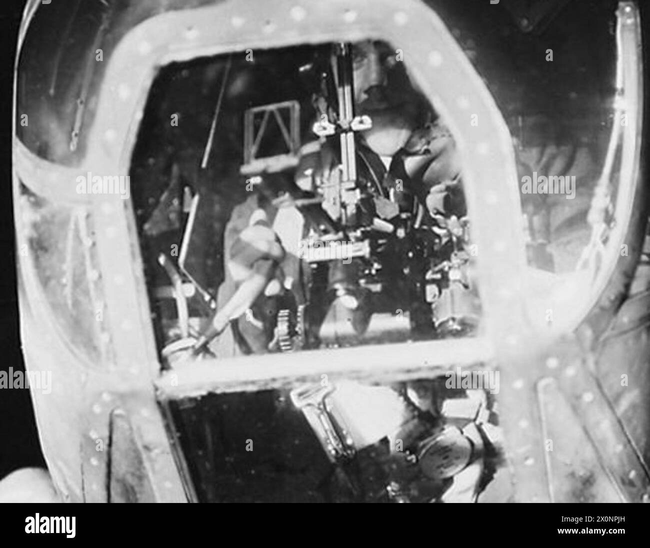 AIRCREW OF BOSTON III - Picture (issued 1944) shows - The observer's ...