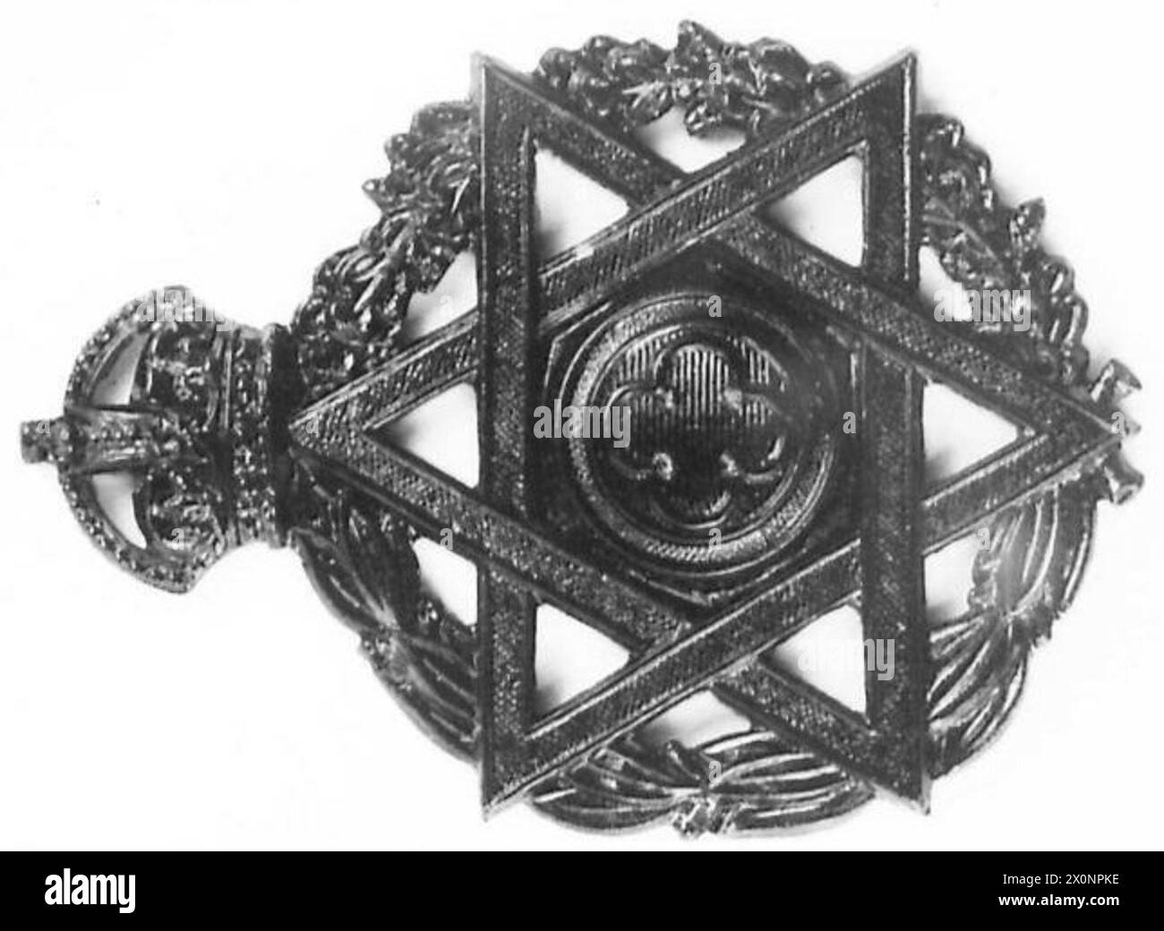 ARMY BADGE - Jewish Chaplains . Photographic negative , British Army ...