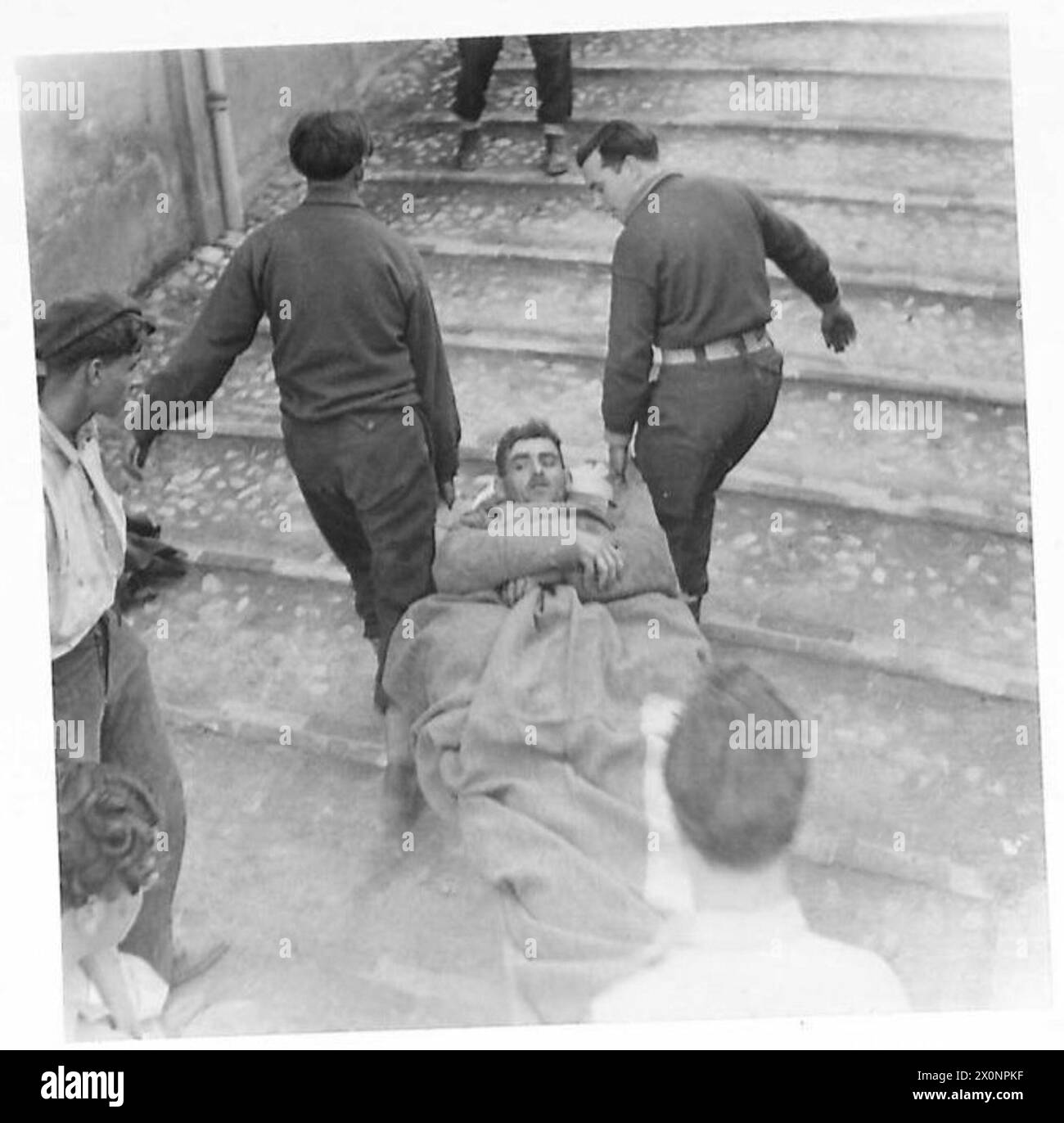 Regimental evacuation Black and White Stock Photos & Images - Alamy