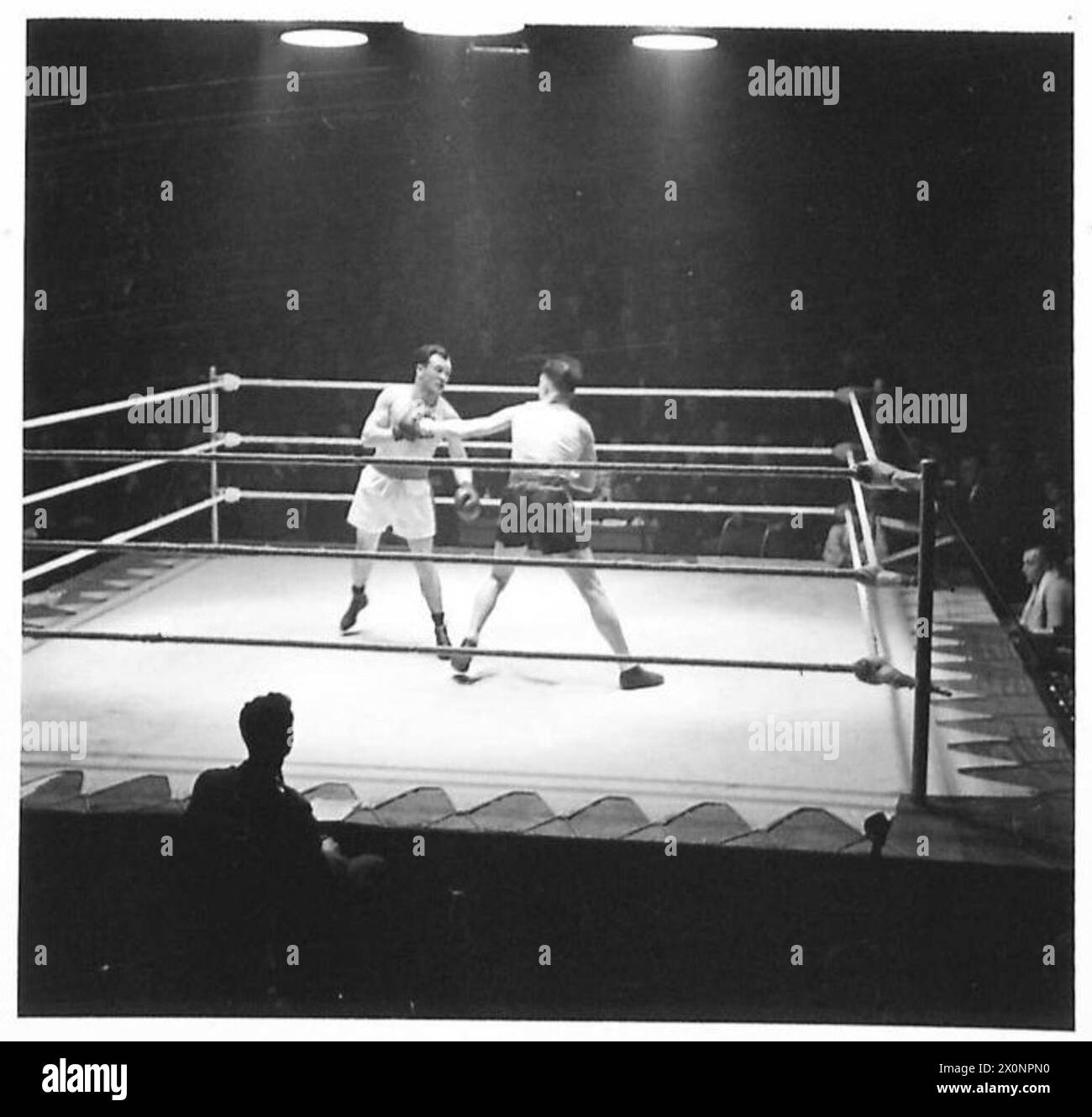 The Professional Welterweight final in the Army Boxing Championships ...