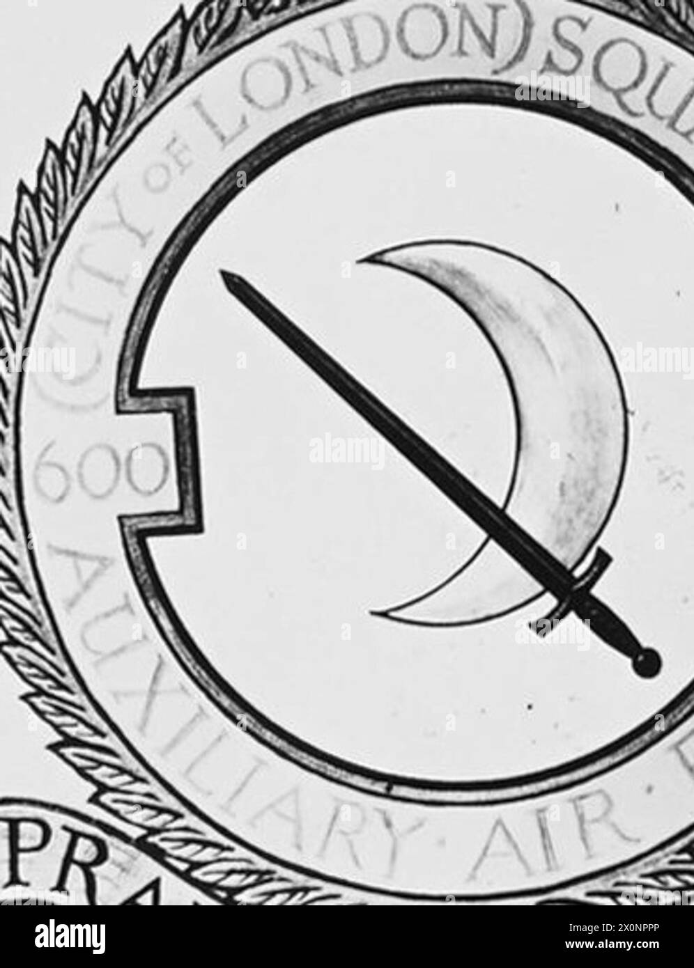 R.A.F. AND R.A.A.F. SQUADRON BADGES. - The badge of No.600 (City of ...