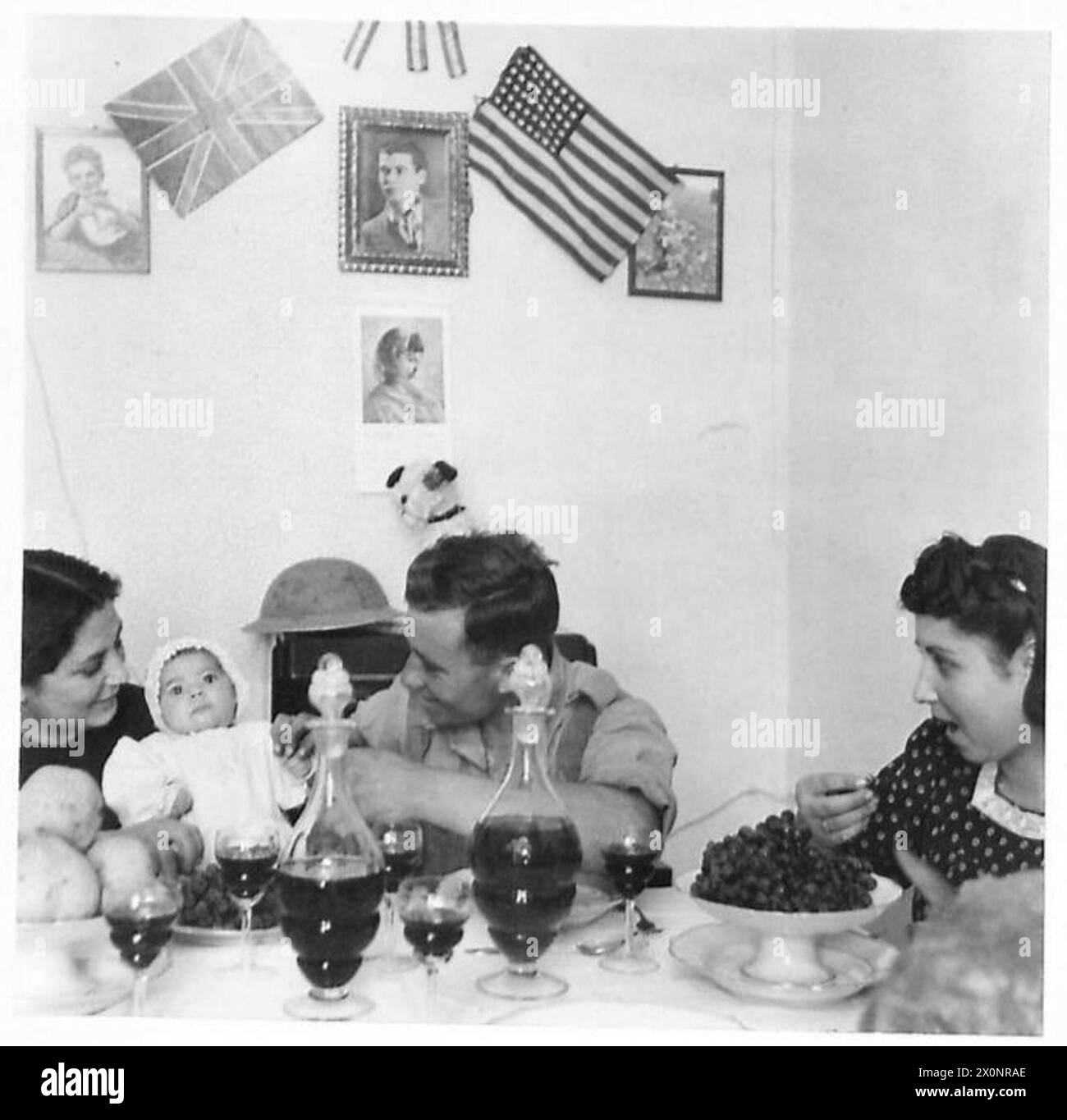 EDUCATION RESUMED IN ITALY - British soldiers were eagerly greeted and ...