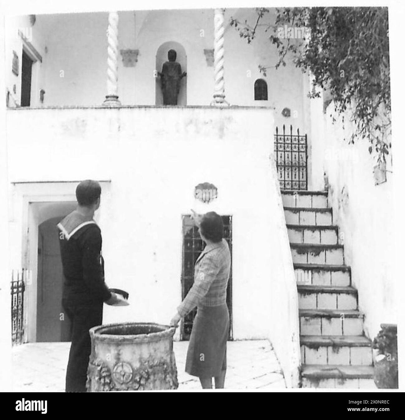 ITALY : HOME OF AXEL MUNTHE ON THE ISLE OF CAPRI - Housekeeper to Axel Munthe, mentioned in the ...